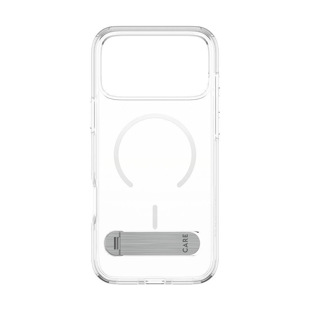 CARE by PanzerGlass iPhone 17 Pro Max Skal Kickstand MagSafe Transparent