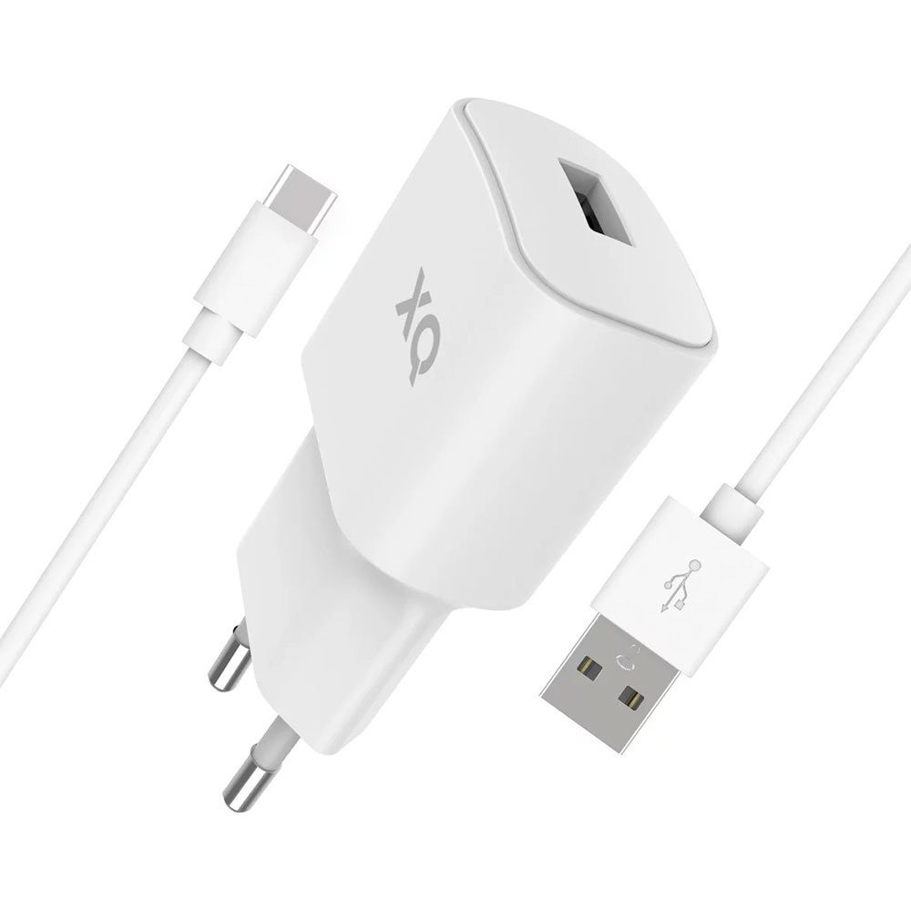 XQISIT Laddare med USB-C Kabel 1m 12W | SkalHuset.se