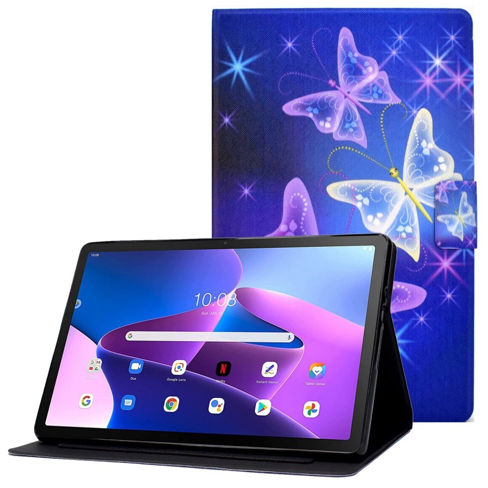 Lenovo Tab M10 (3rd Gen) TB328 Fodral Motiv Fjärilar | SkalHuset.se