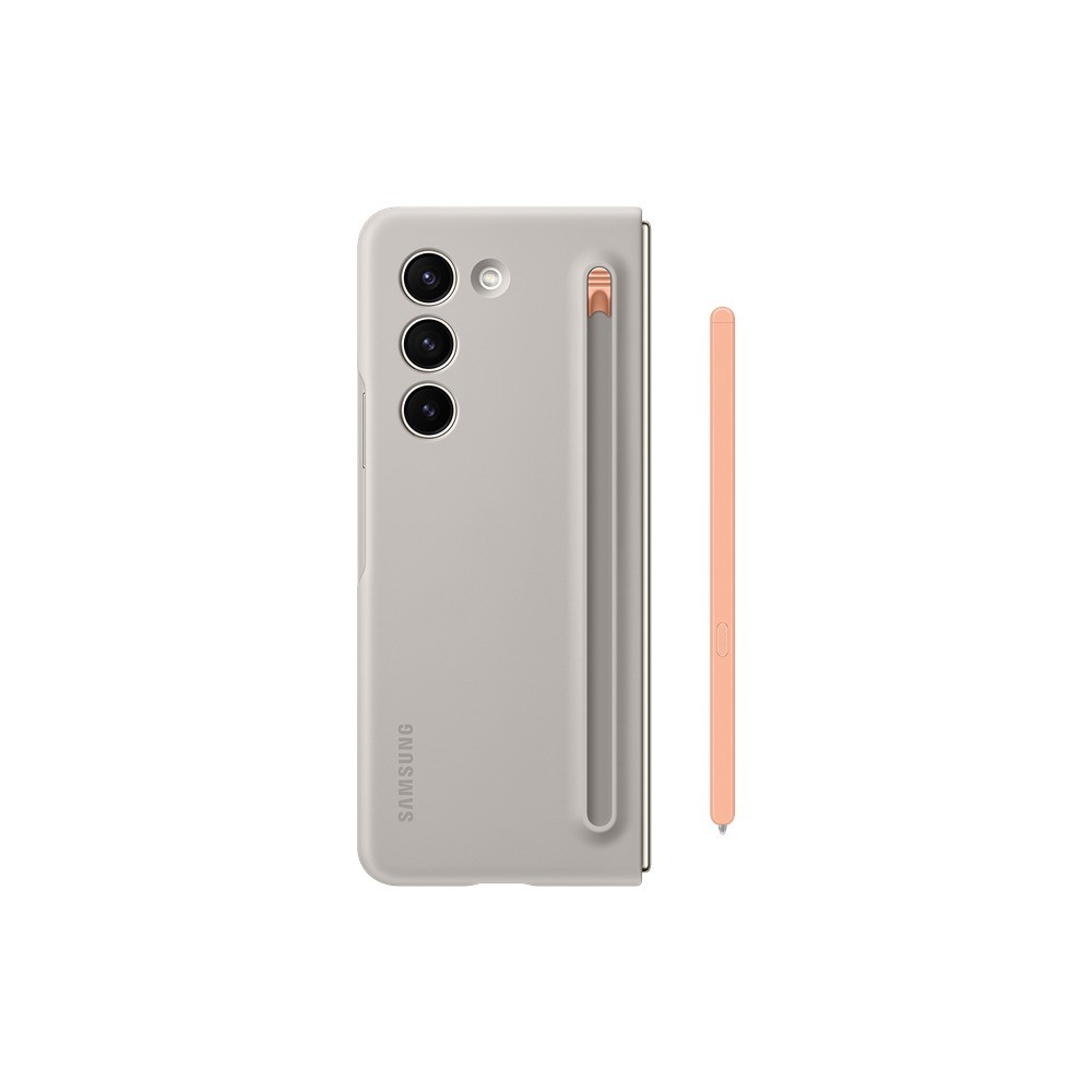 Samsung Original Galaxy Z Fold 5 Skal Slim S Pen Case Sand SkalHuset se
