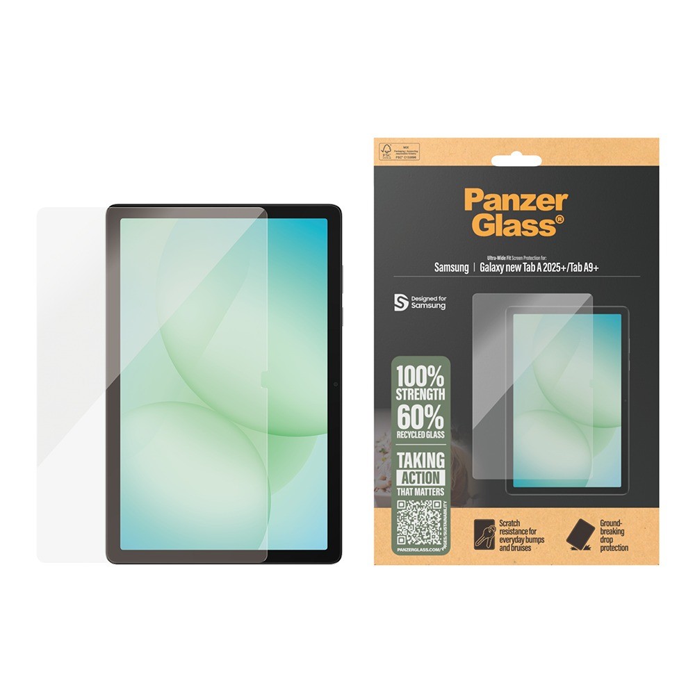 PanzerGlass Samsung Galaxy Tab A9 Plus/Tab A11 Plus Skärmskydd Ultra ...