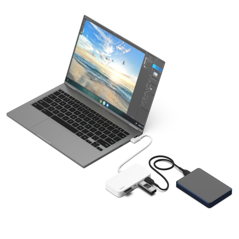 Belkin USB C 6-in-1 Multiport Hub with Mount